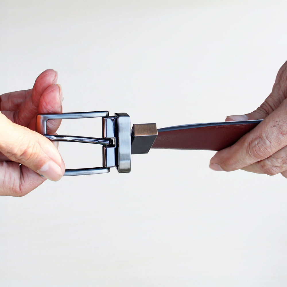 Metro Luxe Formal Reversible Leather Belt