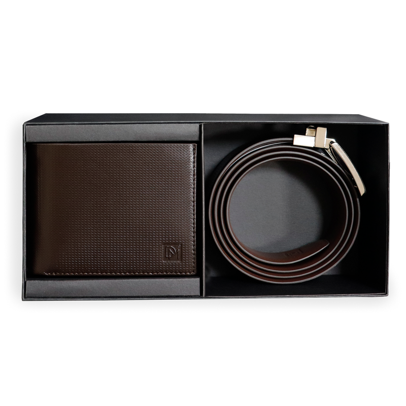 Cyber Weave Bifold and Belt Gift Set