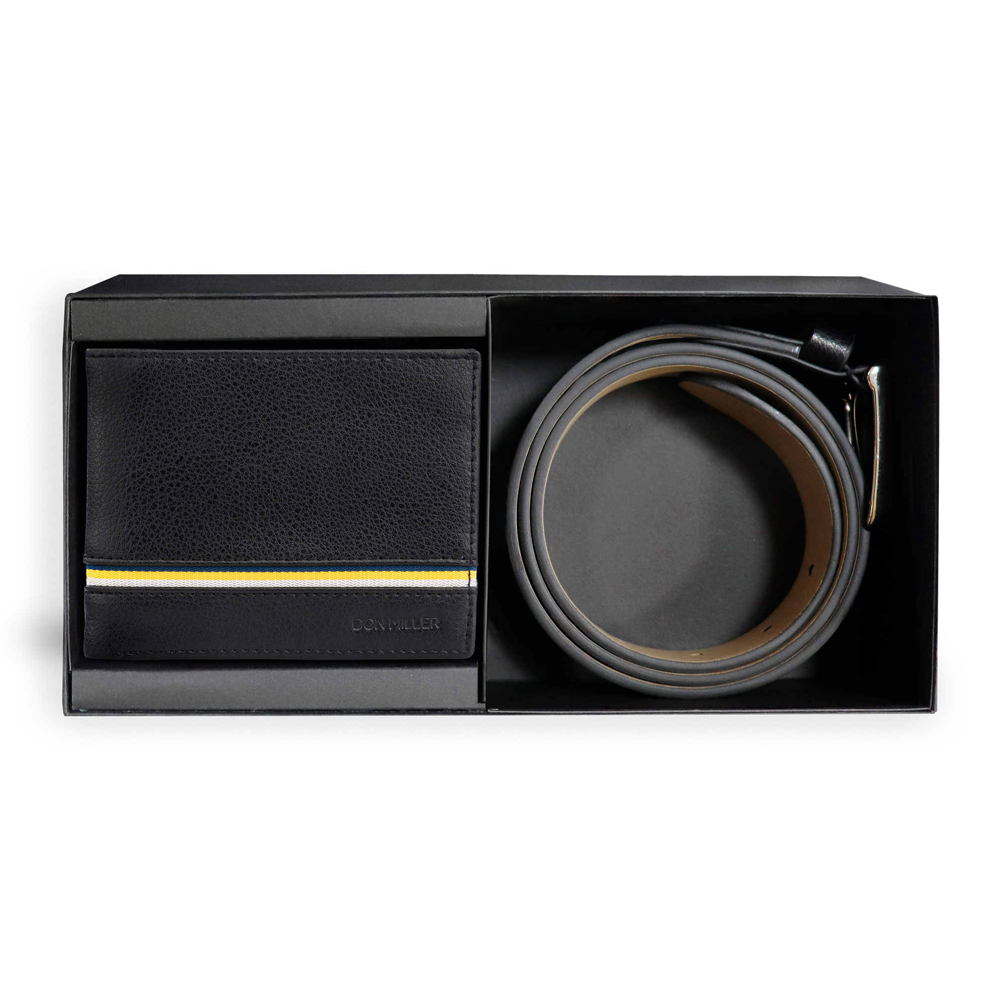 Signature Stripe Bifold and Belt Gift Set