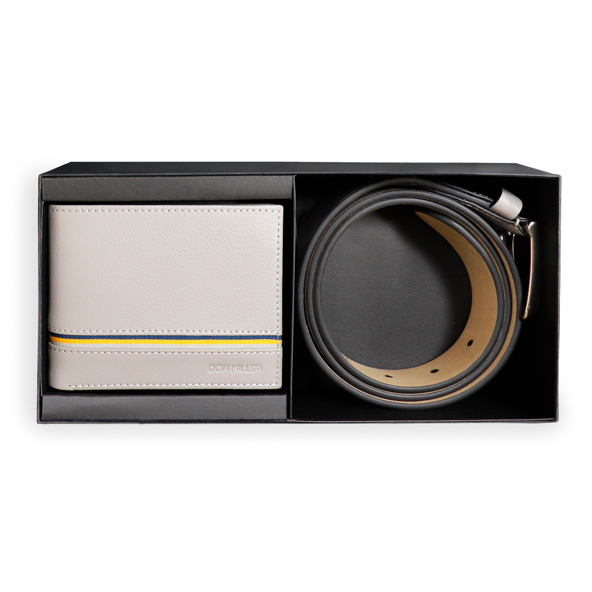 Signature Stripe Bifold and Belt Gift Set